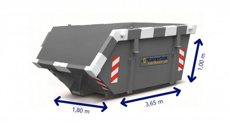 Een 6m3 Puin Container Huren bij Otte Infra, Odijk